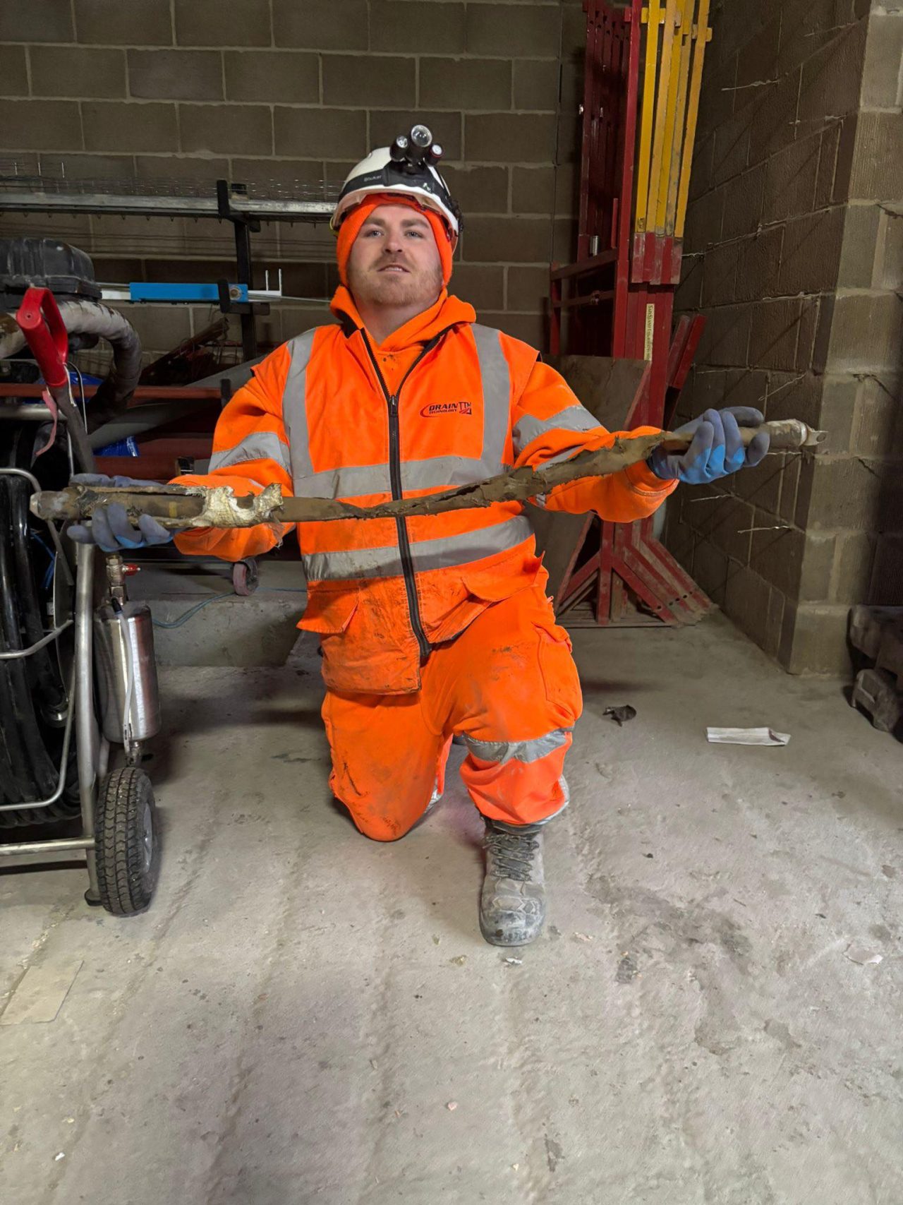 Robotic Cutting Team Resolves Failed Patch Liner in Basement Drainage ...